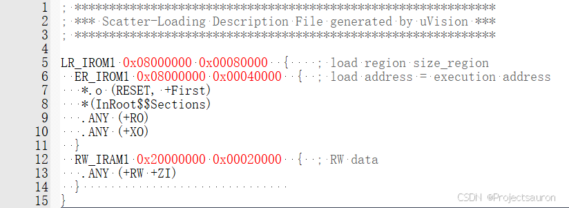 浅析 Keil 中的 sct 文件 - Yuxxxxxxxxxx