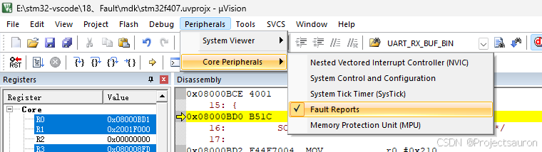 Cortex-M3/M4/M7 芯片 Fault 分析原理与实战 - Yuxxxxxxxxxx