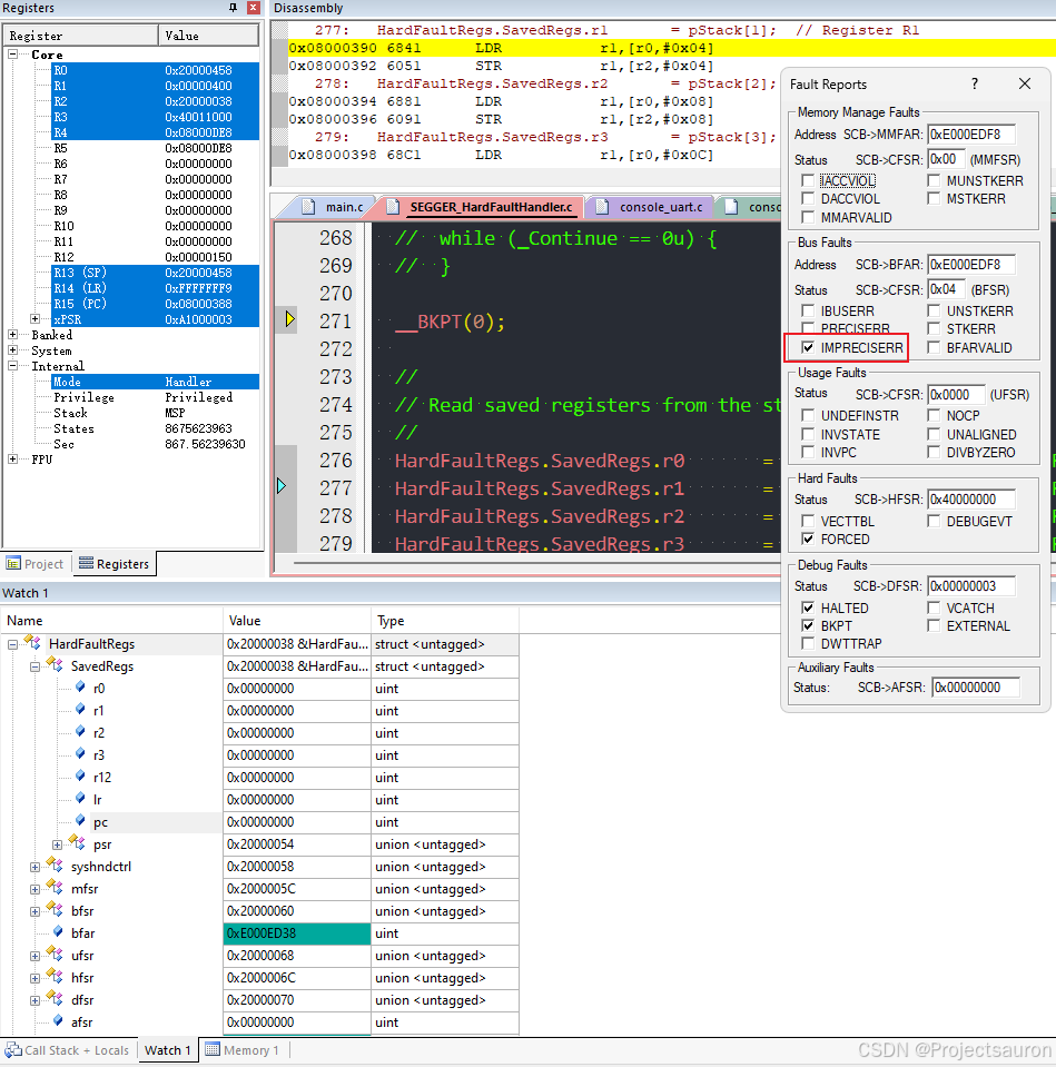 Cortex-M3/M4/M7 芯片 Fault 分析原理与实战 - Yuxxxxxxxxxx